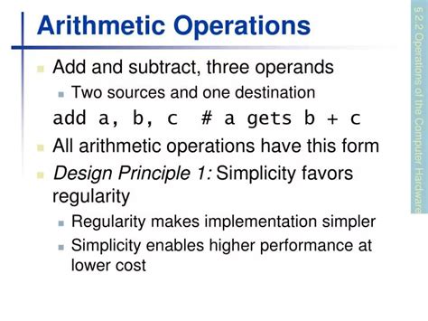 Ppt Arithmetic Operations Powerpoint Presentation Free Download Id