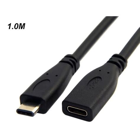 Jual Kabel 1 Meter USB C Type C Male To Female USB 31 Extender Extension Data Cable Cord 1m