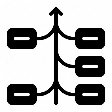 workflow process business plan flow chart sequence icon