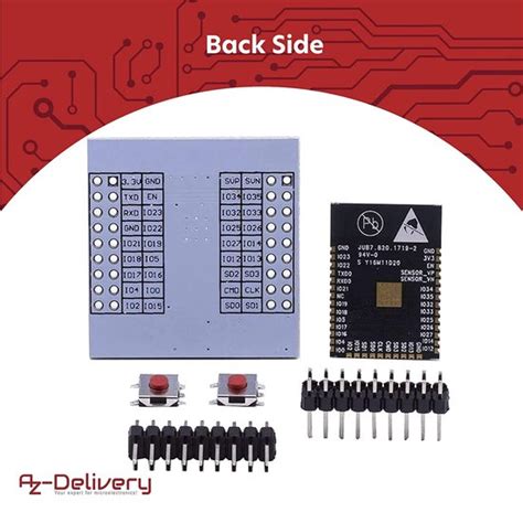 Azdelivery 1 X Esp32 Wlan Wifi Module Met Gratis Adapterplaat Voor