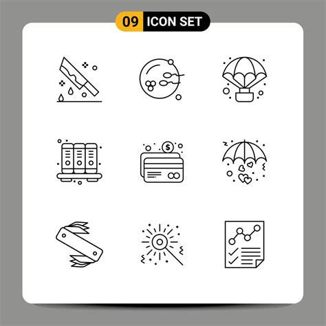 Pack Of 9 Creative Outlines Of Atm Knowledge Sex Business Observation Editable Vector Design