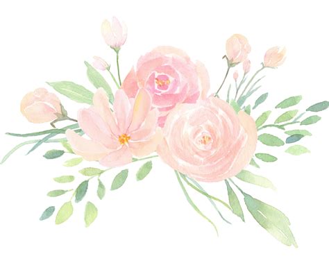 Hot Pink Flowers Clip Art