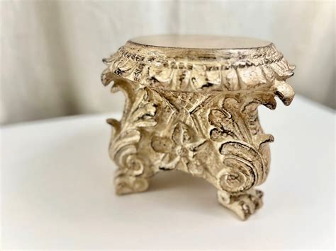 Large Pillar Candleholder Candle Riser Fleur De Lis Junkie