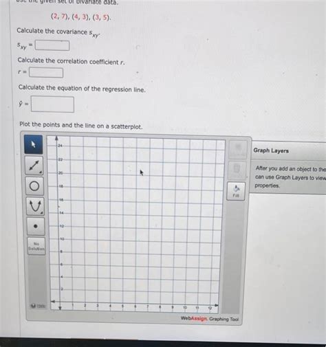 Solved Use The Given Set Of Bivariate Data R 3 4 5 6 Y