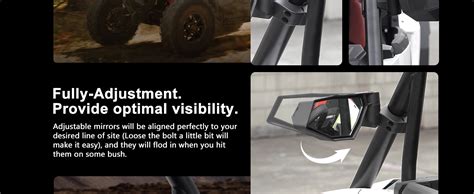 Amazon.com: KIWI MASTER Side Mirrors for 2024 2025 Polaris RZR XP 1000 Accessories, 2014-2023 ...