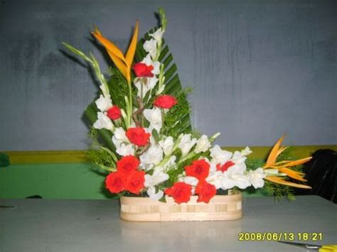 Flower Arrangement L Shape Flower Arrangement