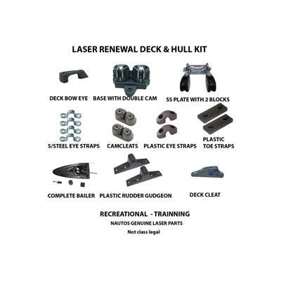 Lr001 17 Parts Renewal Laser Deck Kit Laser Sailboat Nautos Usa