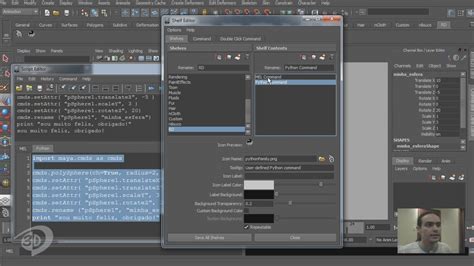 Tutorial Python In Maya Mel To Python Pt On Vimeo
