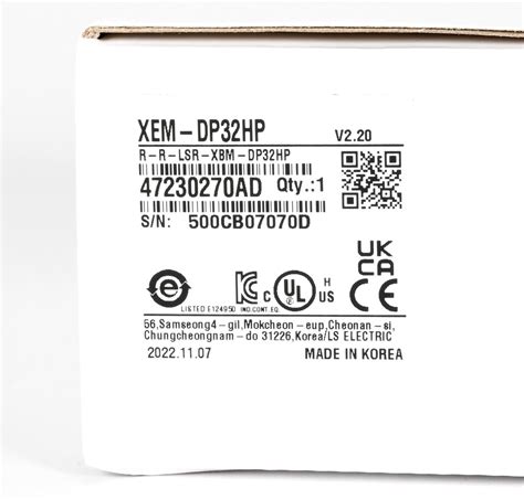 LS Electric XGB PLC 16 Pt In 16 Pt Out Ethernet Serial And USB B Ports Programmable Logic
