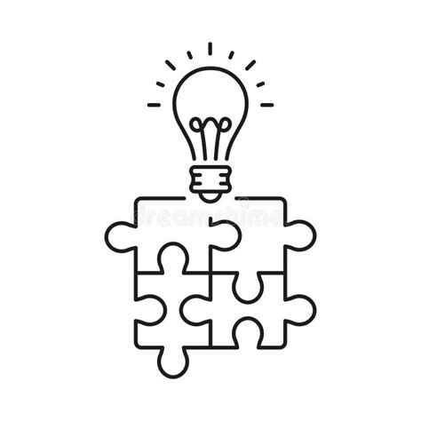 Lightbulb Problem Solving Puzzle Stock Illustrations 389 Lightbulb