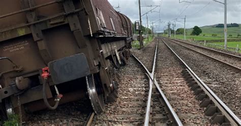 Do Not Travel Warning Issued As Derailed Freight Train Causes Rail