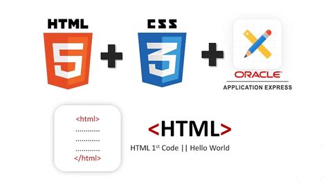 Oracle Apex Tutorial For Beginners Building Your First Oracle Apex App Hello World Example