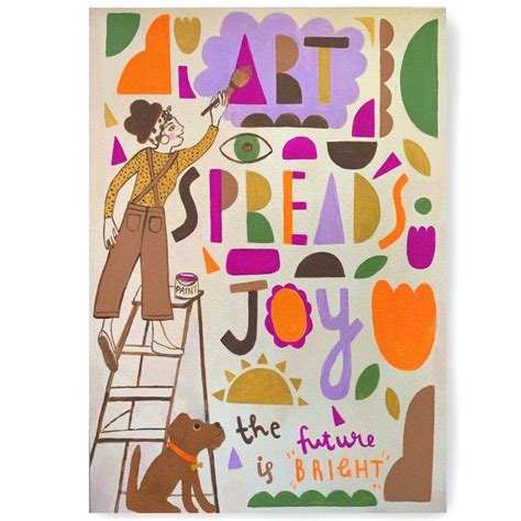Art Joy Print By Audrinkaart