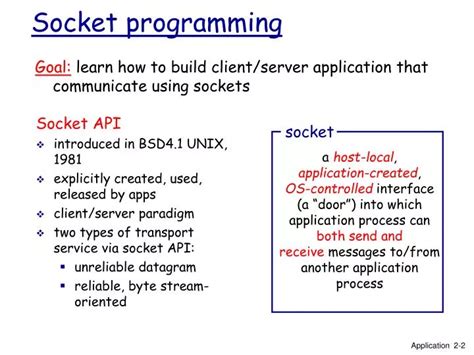 PPT Socket Programming PowerPoint Presentation Free Download ID 5744257