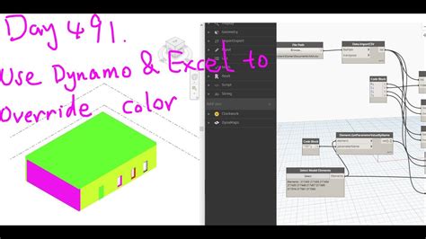Everyday Revit Day Use Dynamo Project Parameter Excel To Override Color In View YouTube