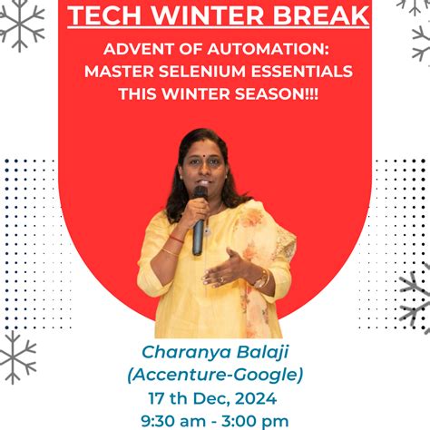 See Advent Of Automation Master Selenium Essentials This Winter At