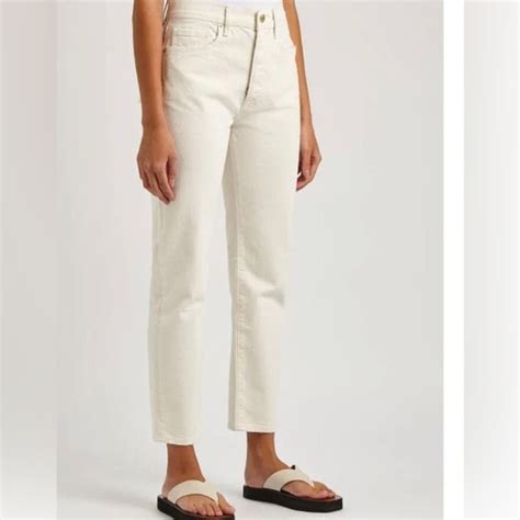 Frame Denim Jeans Frame Le Original Hight Rise White Natural Jean