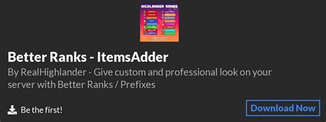 Better Ranks Itemsadder Marketing Materials Polymart