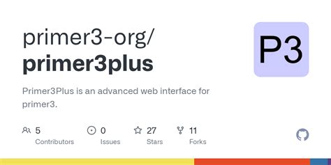 Github Primer3 Org Primer3plus Primer3plus Is An Advanced Web