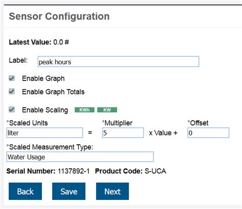 Scaling Sensor Data
