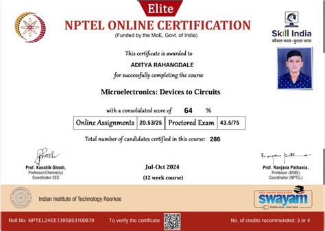 aditya rahangdale on linkedin nptel microelectronics