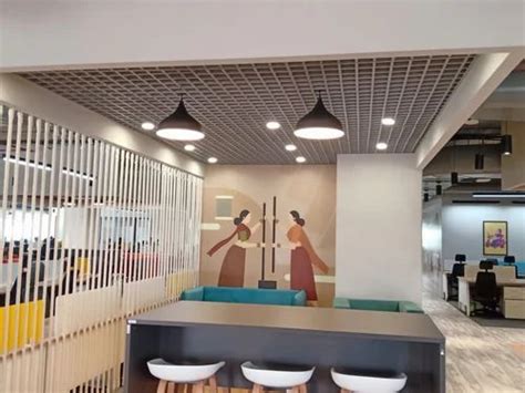 Aluminum Color Coated A Squares Open Cell False Ceiling Cold Rolled