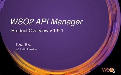 Wso2 Api Manager Going Beyond The Just Api Management Ppt