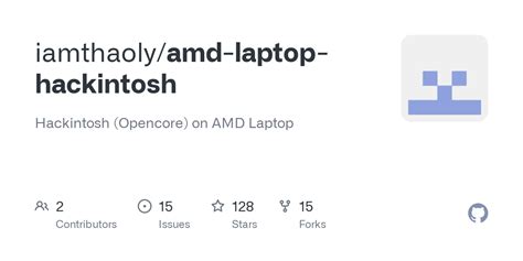 Github Iamthaoly Amd Laptop Hackintosh Hackintosh Opencore On Amd Laptop