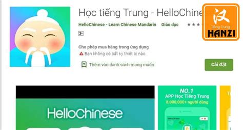 Hello Chinese Cách Cài đặt Trên điện Thoại Và Máy Tính TiẾng Trung Hanzi