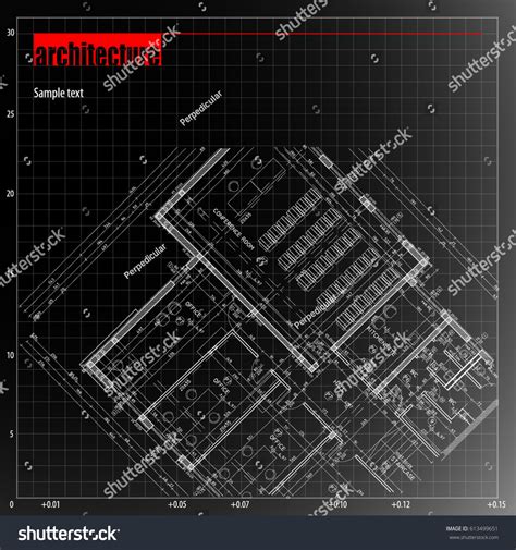 Architecture Grid Blueprint Background Sample Stock Vector Royalty Free 613499651 Shutterstock