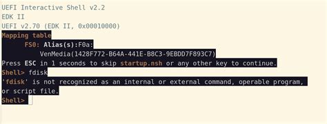 用这个固件在qemu上启动自己的内核，进入了uefi Shell，如何进一步引导呢 · Issue 26 · Loongson