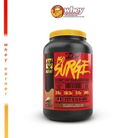 Mutant Iso Surge Whey Isolate 1 6lb เวย์โปรตีนไอโซเลท ไฮโดรไลท์เวย์