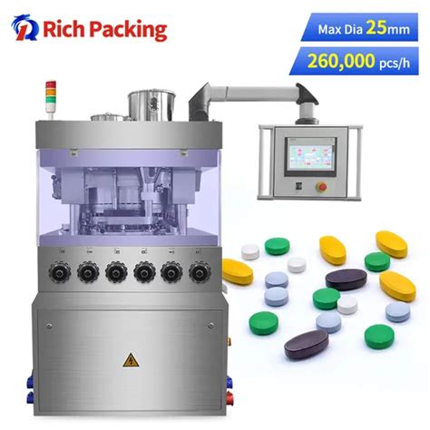 High Speed Intelligent Rotary Tablet Making Machine Pre Compaction Tablet Press Machine Tablet