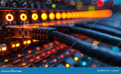 Network Switch With 24 Ports 3d Rendering Stock Image 296100811
