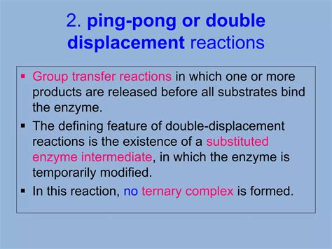 Bisubstrate Reactions Enzyme Kinetics Pptx