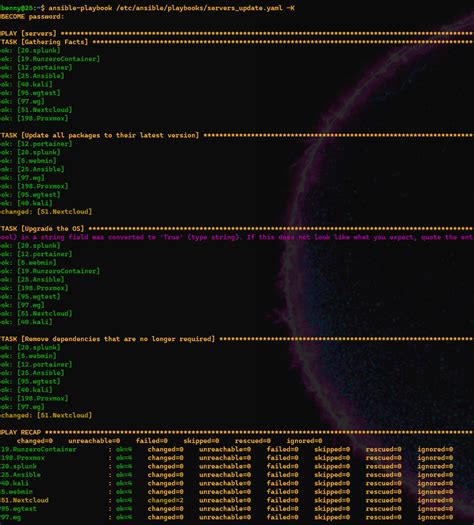 ansible first playbook personal projects homelab projects benny