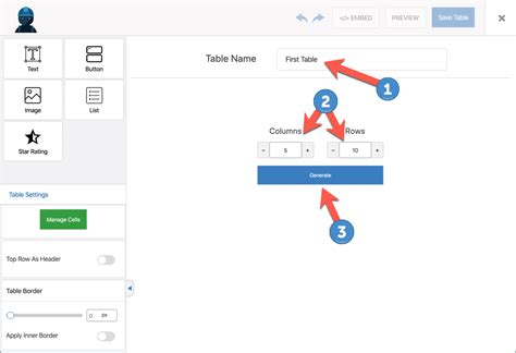 How To Create Your First Table With WP Table Builder