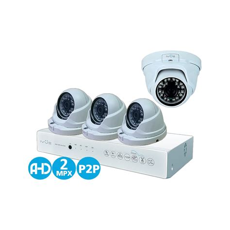 Комплект видеонаблюдения для дома и офиса Ivue Ahd 2mpx 4 4 1080p Ahc D4 выгодная цена отзывы
