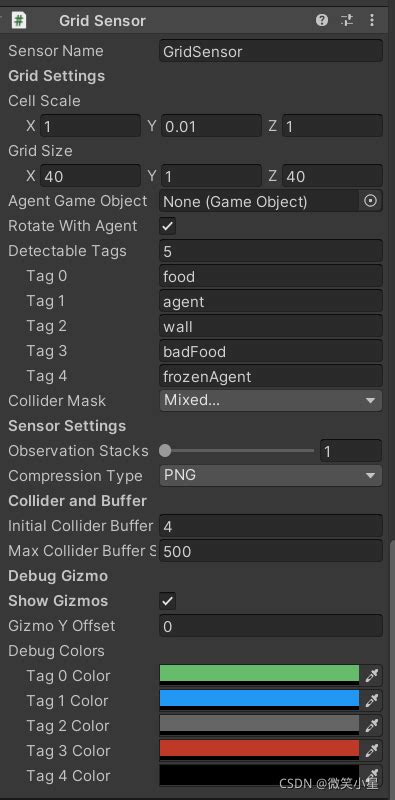 Ml Agents案例之食物收集者挂载到智能体上 Csdn博客 Ml Agents案例之食物收集者挂载到智能体上 Csdn博客