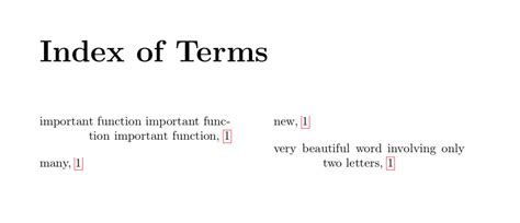 Sectioning Index Of Names And Index Of Terms Are Not Recognized As Sections TeX LaTeX