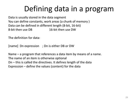 Ppt 8086 Assembly Language Programming I Powerpoint Presentation