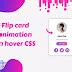 How To Create Css Flip Animation On Hover Web Development For You