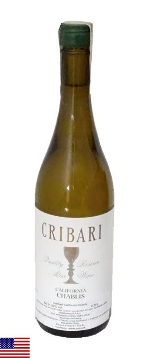 Víno Cribari California Chablis Omšové Víno Biele Versk
