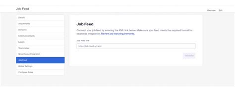 FAQs XML Job Feed Handshake Help Center
