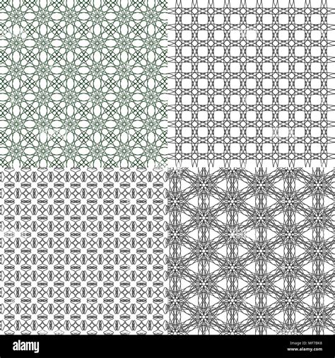 Set Of Geometric Pattern In Op Art Design Vector Illustration Art Stock Vector Image And Art Alamy