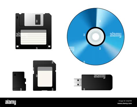 Different Storage Devices Evolution Of Technology Floppy Disk