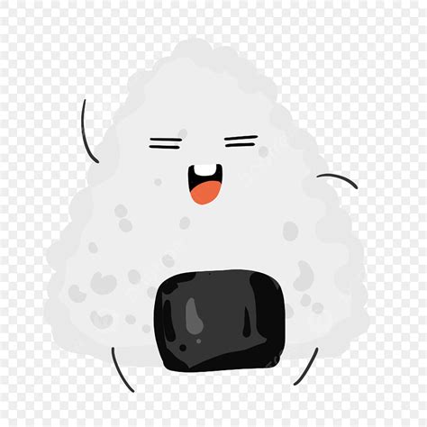 Rice Balls Png Image Cute Rice Ball Dancing Happily Happy Dancing