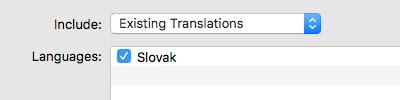 Localization Xcode Export XLIFF For Development Language Stack Overflow