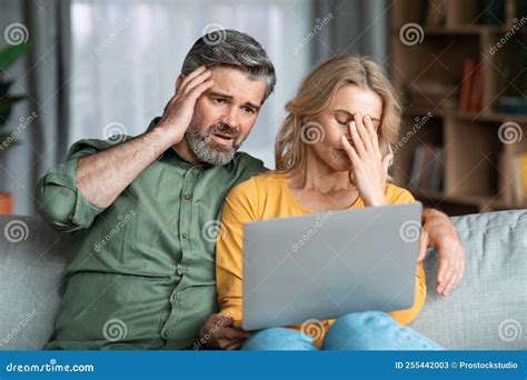 Infidelity Concept Depressed Wife Catch Husband S Correspondence With