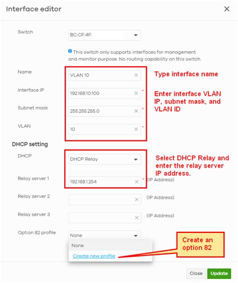 How To Configure Dhcp Relay With Option 82 On Nebula Switch Pro Pack